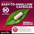 Nutrivein Tart Cherry 3000mg Vegan Capsules - 90 Pills for Antioxidants ...