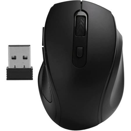 Wireless Mouse, Ergonomic Mice 2.4G Wireless Computer Mouse Optical ...