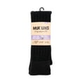 Muk Luks Women's Microfiber Over the Knee Boot Sock, 1-Pack, Size 6-11 ...