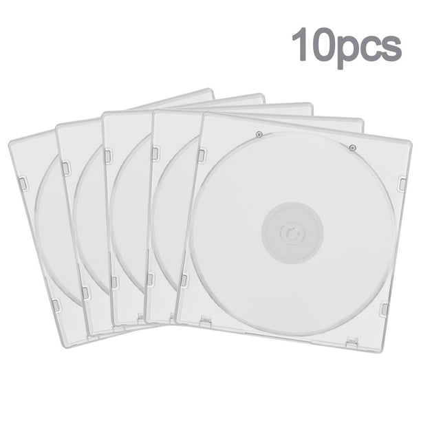 10/50/100Pcs 0.2in Thickness Slim Single Clear PP Poly CD Case Blank ...