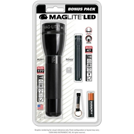 Mag-lite Mag Led 2c/solitaire Led Black - Walmart.com