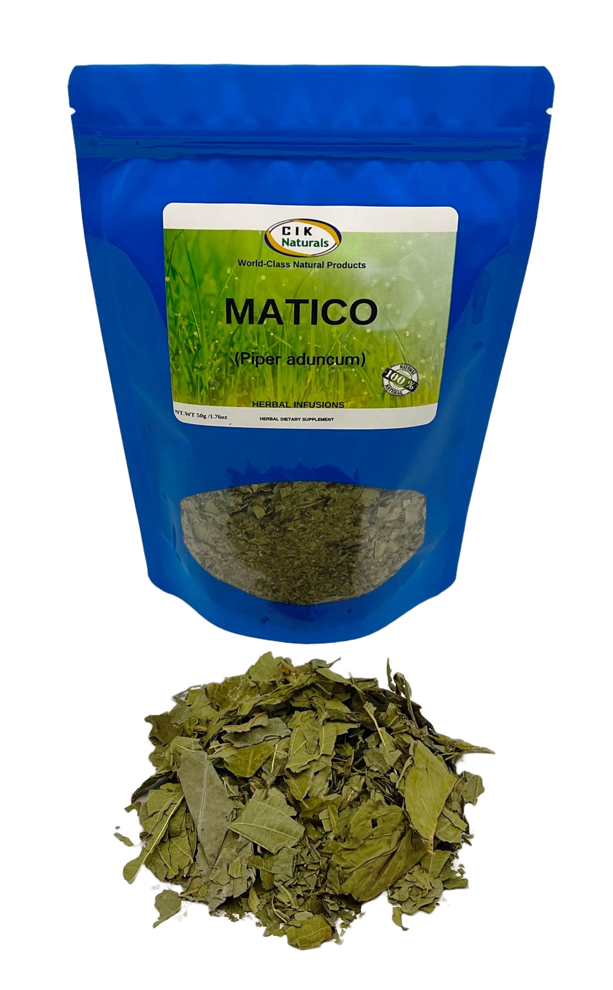 CIK Naturals, Matico Loose Herbal Tea Infusions Zip lock bag Herb Tea ...