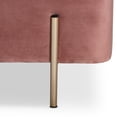 Baxton Studio Rockwell Upholstered & Storage Bench, Blush Pink ...