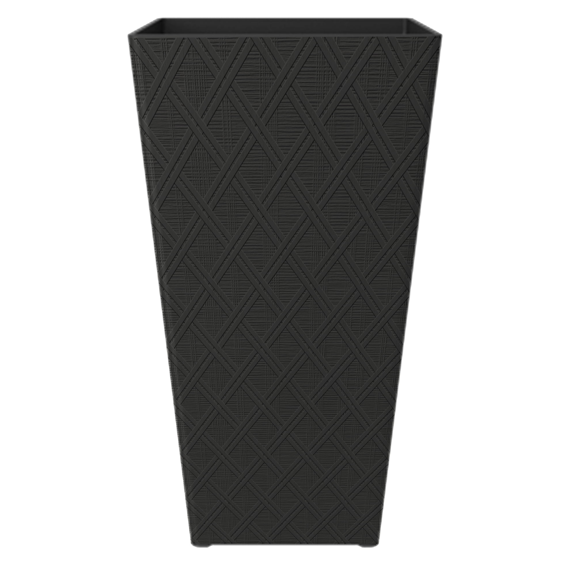 Click here for Tierraverde Avondale Lattice Planter Black 24H prices