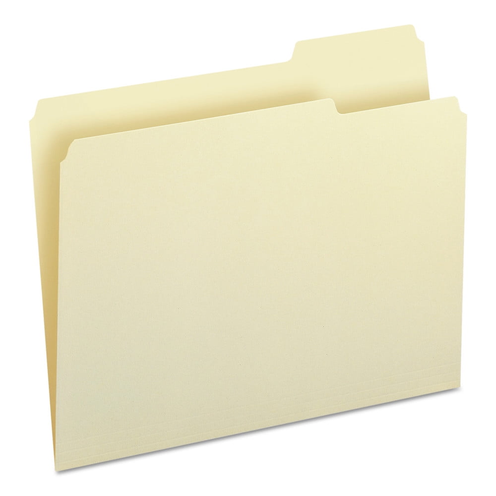 Smead 10333 File Folders, 1/3 Cut Third Position, One-Ply Top Tab ...