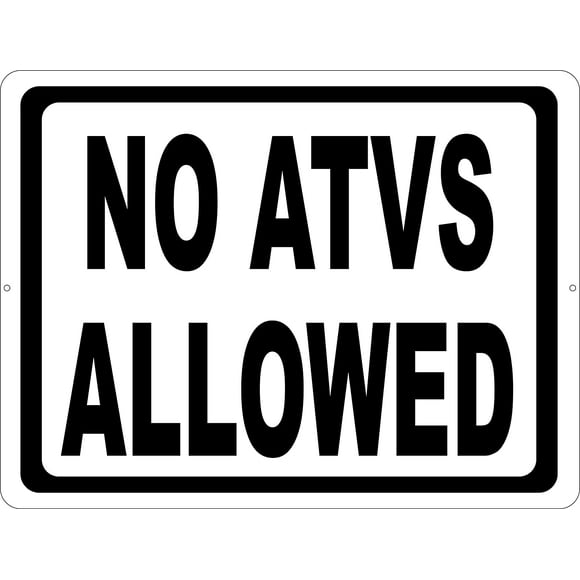 No Atv Sign