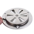 Homena 5pc 95mm Adjustable Air Vent Grille Stainless-Steel Round ...