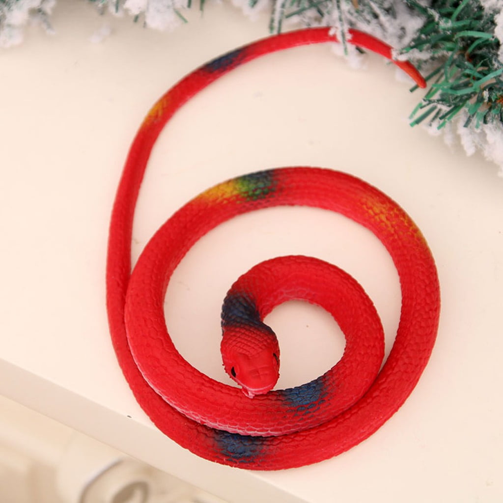OAVQHLG3B Plastic Snakes Halloween Snakes Realistic Rubber Snake ...