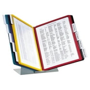 Durable Vario Reference Desktop System, 10 Panels, Assorted Borders and ...