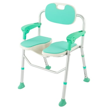 Seniors Shower Chair, Height Adjustable Shower Chair with Backrest ...