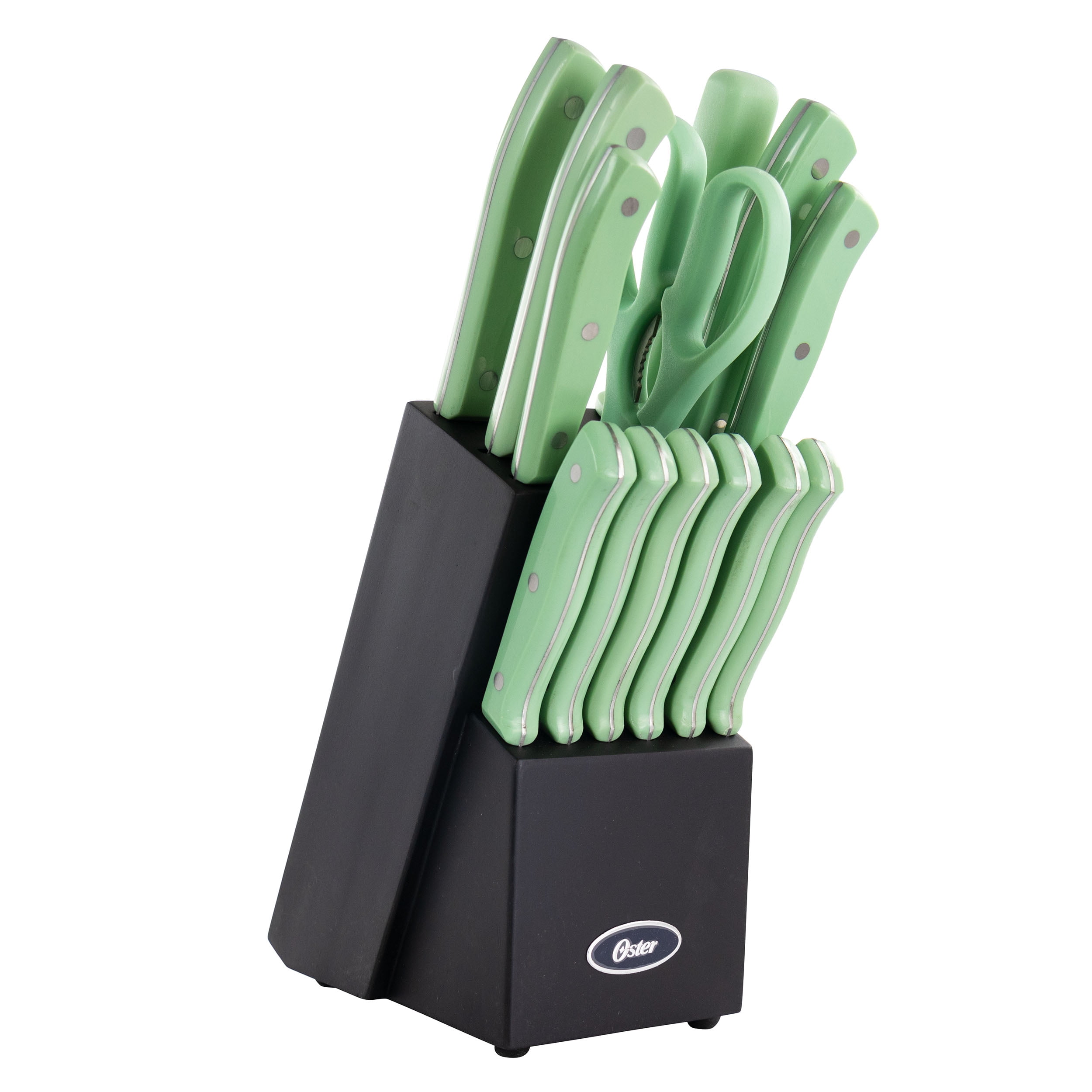 Oster Evansville 14 Piece Stainless Steel Cutlery Set with Storage ...