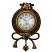 Three Star ZP919 27 x 17 in. Gold Wall Clock With Pendulum - Walmart.com