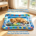 Cat Water Mat,Upgraded Thickened Water Sensory Play Mat,Cats Cooling ...