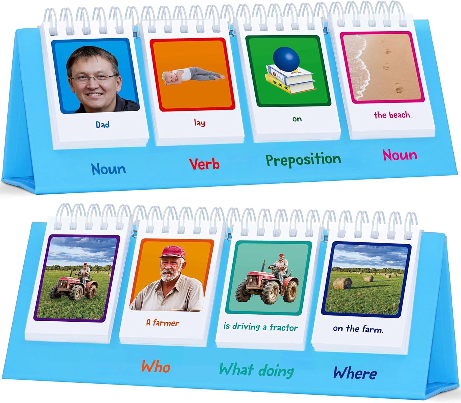 SHIBA-Sentence Flip Charts, 80 Double Sided Cards 40 Sentences, Learn ...