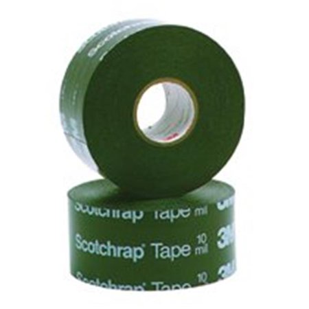 3M Scotchrap Vinyl Corrosion Protection Tape 50, 6 in x 100 ft, Black ...