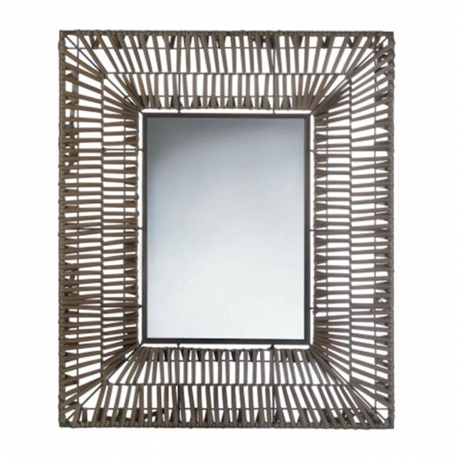 FAUX RATTAN RECTANGULAR WALL MIRROR - Walmart.com - Walmart.com