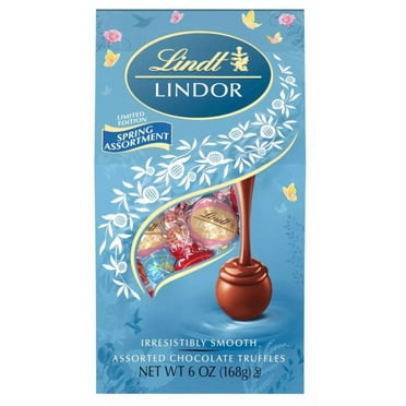 LINDOR Easter Spring Neapolitan White Chocolate Truffles Bag - 6oz ...