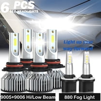 For CHEVROLET TAHOE 2007-2015 LED Headlight Bulbs,9005/HB3 High Beam ...