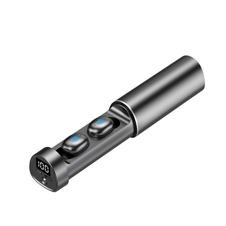 Headset Pull-out Wireless Earphone True Stereo With Microphone Touch ...