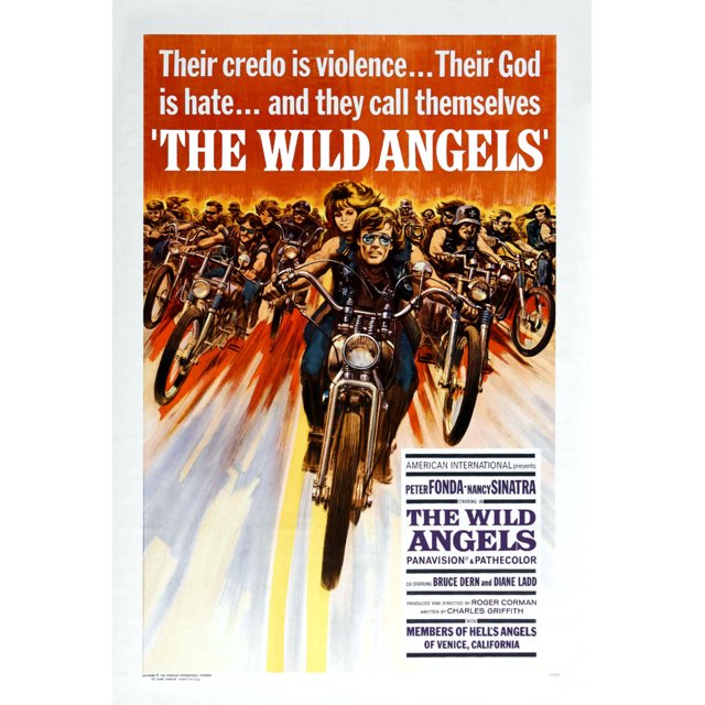Wild Angels The Poster 24Inx36In Art Poster 24x36 Multi-Color Square ...
