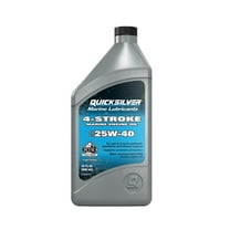Mercury Mercruiser Quicksilver Synthetic Blend Marine Engine Oil 25W-40 ...