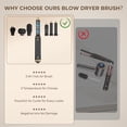 Atopskins 5 in 1 Hair Dryer Brush Multifunctional Hot Air Brush Blow ...
