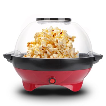 Dash Rise 4.5 Qt. Electric Popcorn Maker, Uses Oil, with Lid & Serving ...