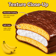 Banana Choco Pie Snack Cakes, Chocolate Coated Korean Style Dessert ...
