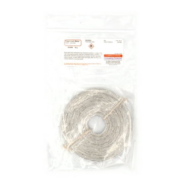 Magnesium, Ribbon, Laboratory Grade, 25 G - Walmart.com