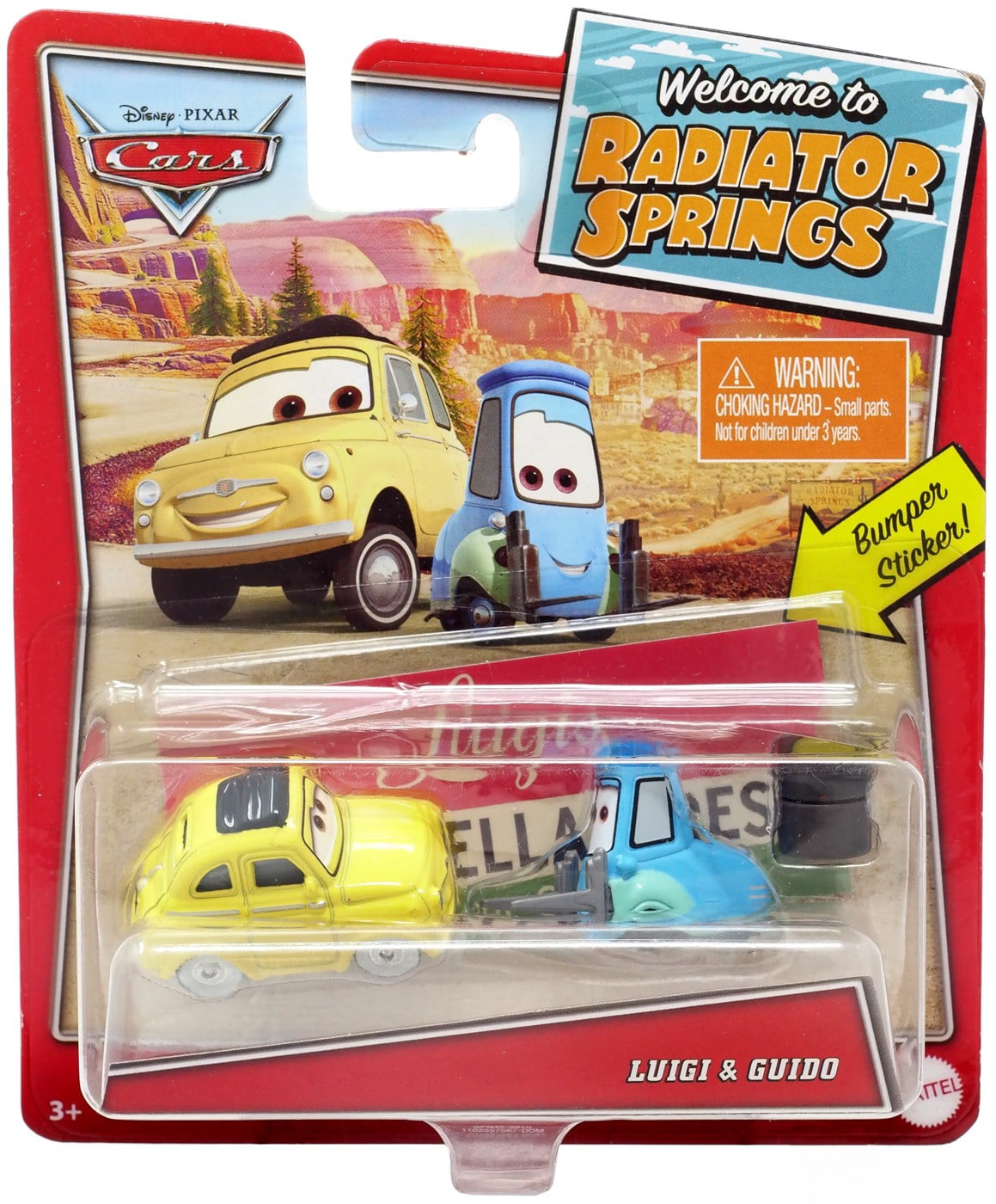 Disney / Pixar Cars Radiator Springs Luigi & Guido Diecast Car (2021 ...