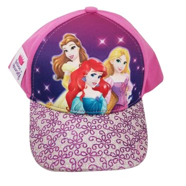 Disney Girls' Frozen Baseball Cap - Princess Elsa and Anna Curved Brim ...