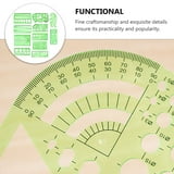 OUNONA 11 Pcs Geometric Drawing Stencils Template Set Architecture ...