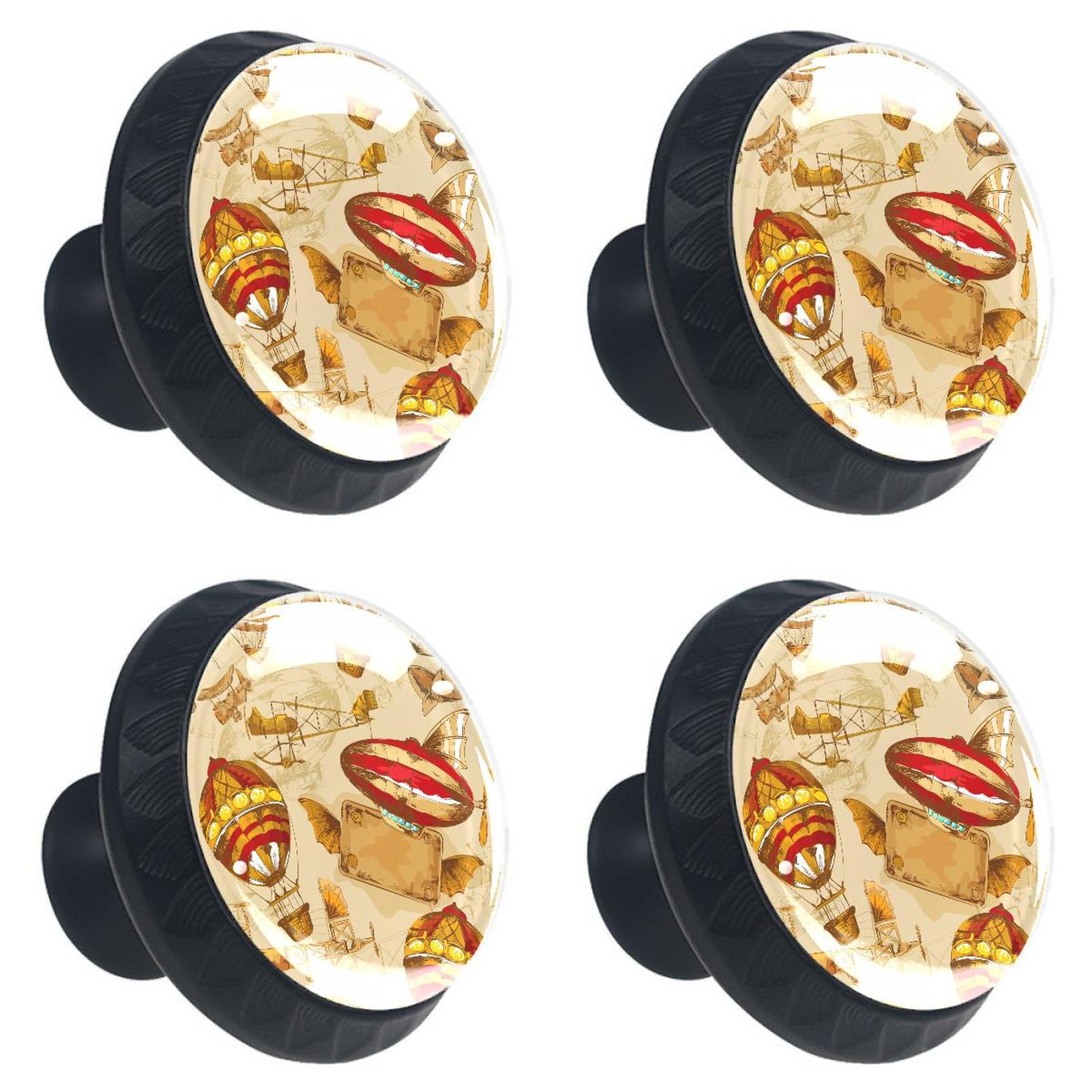 4 Pcs Hot Air Balloon Knobs for Kitchen Cabinet Cupboard Dresser Bookcase Drawer Pulls Handles ...