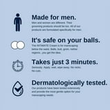 No Hair Crew Intimate Hair Removal Cream for Men, 100ml, Painless and ...