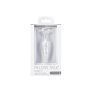 Icicles No. 8 Hand Blown Glass Massager - Clear w/Inside Blue Swirls ...
