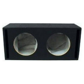Absolute USA VEGD12 Dual 12-Inch Slot Ported Subwoofer Enclosure, 3/4 ...