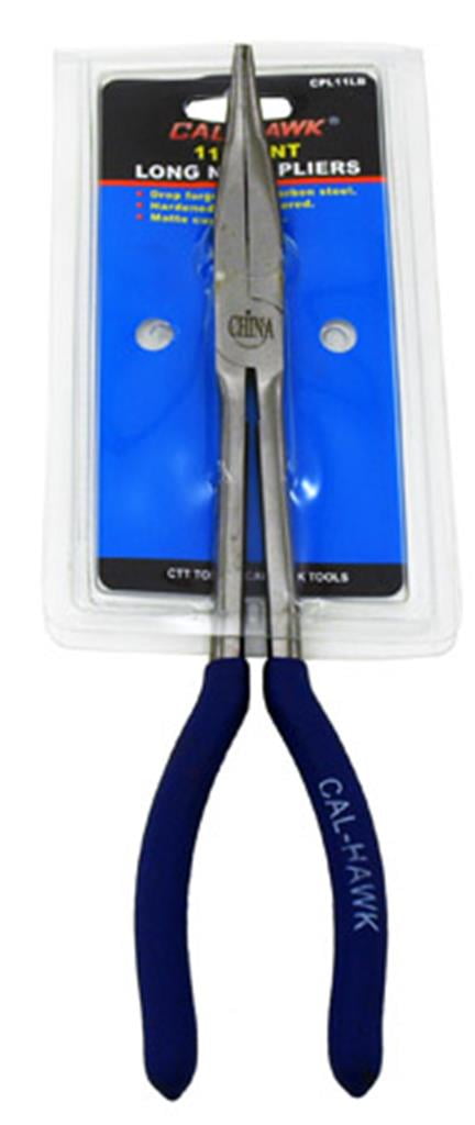 Cal Hawk Tools 11" Bent Long Nose Pliers - Walmart.com