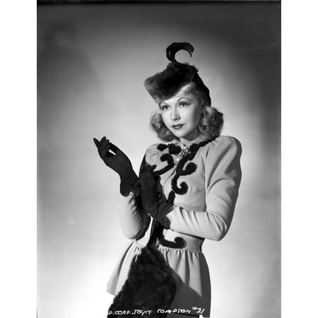 Joyce Compton wearing a Tunic Dress with Matching Gloves in a Classic ...