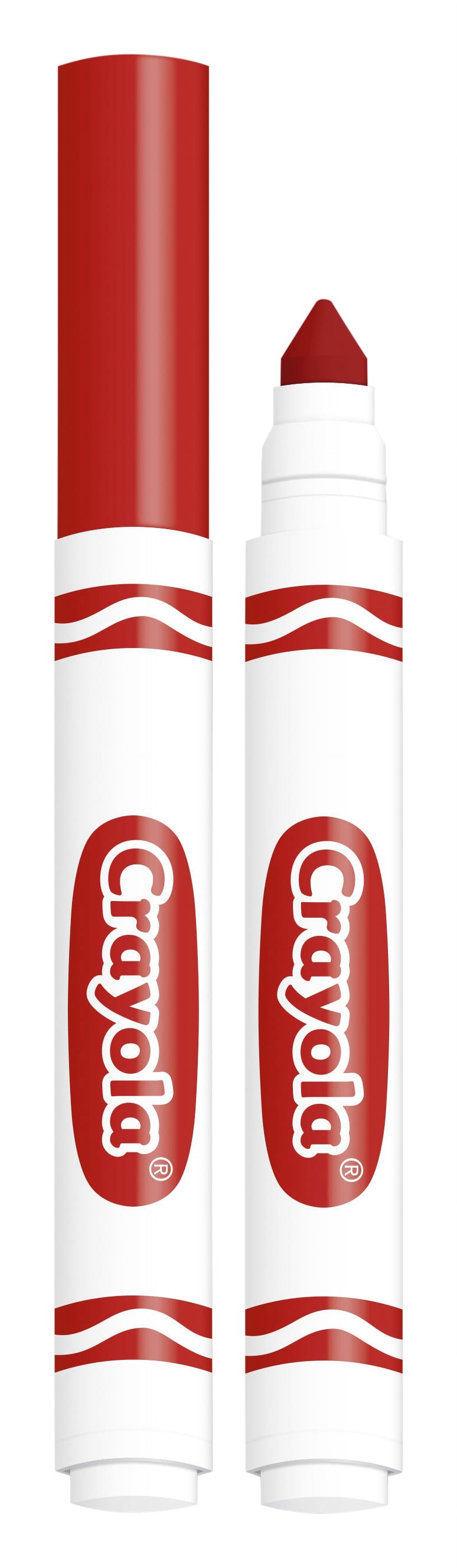 Red Crayola Marker Malayan CLASSIC CRAYOLA MARKERS — Fine & Broad