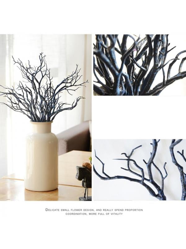 Dragonus 3PCS Artificial Fake Dry Branch Plant Tree Foliage Twigs ...