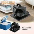 Tikmboex 2-in-1 Under Desk Elliptical Machines, Mini Elliptical with ...