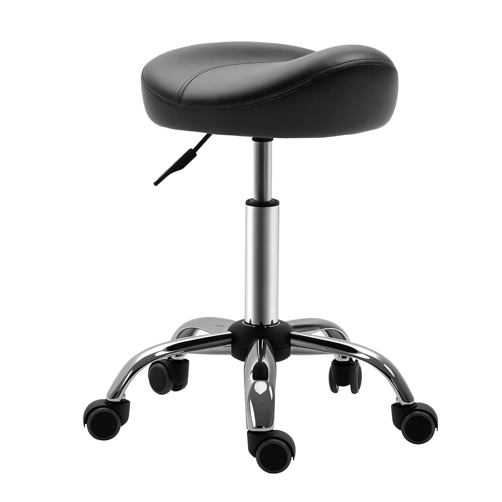 Click here for Homcom Saddle Stool Adjustable Rolling Salon Chair... prices
