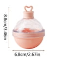 Ice Maker Silicone Tray for Crafting Round Bulb Shaped Ice Spheres at ...