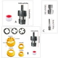 PVC Thread Maker Tool 1/2inch 3/4inch PVC Pipe Threading Dies Plumbing ...