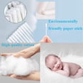 800 pieces cotton swab, double helix tip with paper stick, high-quality ...