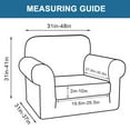 Sanmadrola Stretch 2 Piece Chair Cover Chair Slipcover Sofa Cover ...