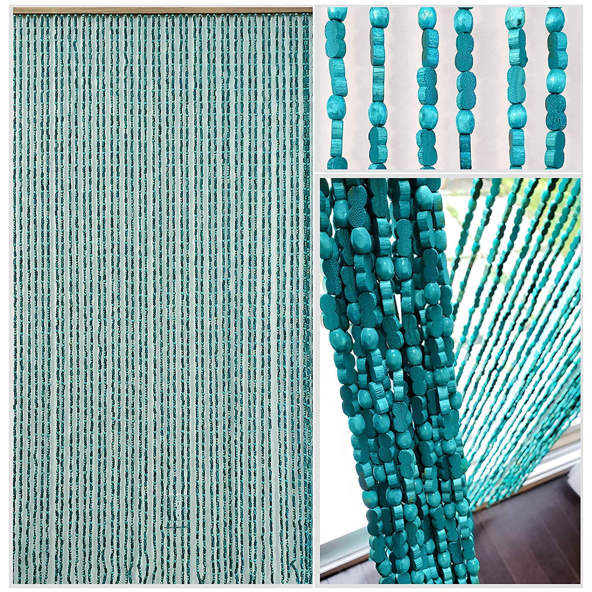 Click here for Beadedstring Wood Bamboo Beaded Curtain-45 Strands... prices
