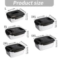 Sealed Nonrust Steel Food Storage Container With Secure Cover For ...