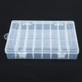 Leke Plastic Organizer Container Box 24 Compartments Jewelry Storage ...