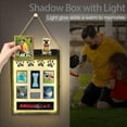 NeoMart-11x16 Shadow Box Frame with Light, Memorial Display Case with ...